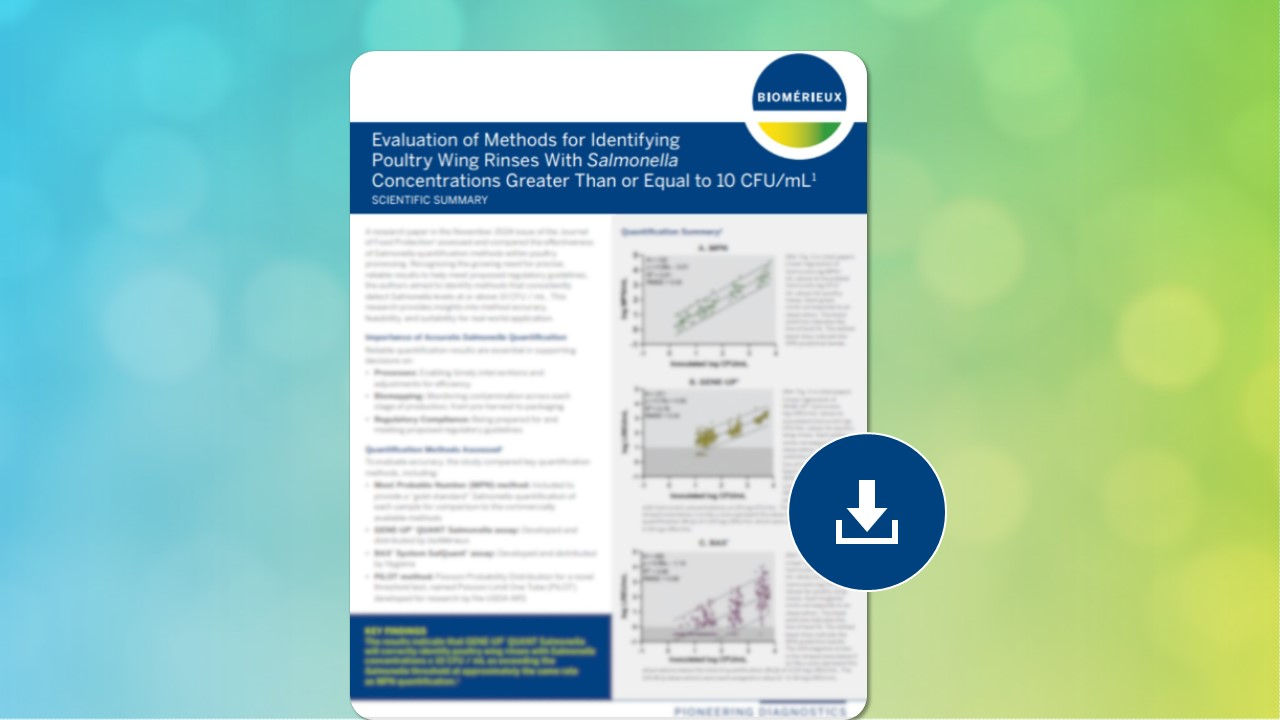 Scientific Summary: Evaluation of Methods for Identifying Poultry Wing ...