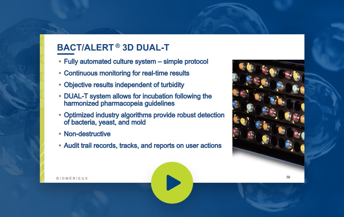 BACT/ALERT® 3D: From Alternative to Routine for Testing Cell and Gene ...