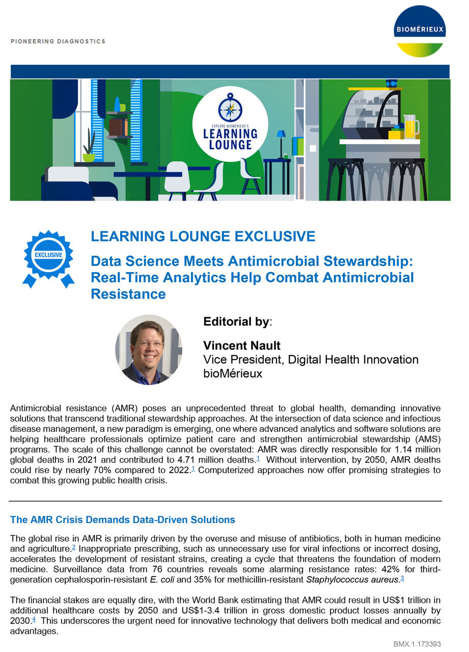 Data Science Meets Antimicrobial Stewardship | Pioneering Diagnostics