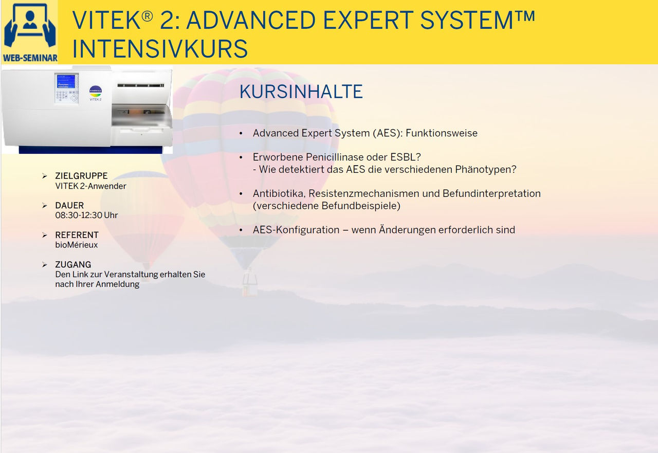 VITEK® 2: Advanced Expert System Intensivkurs (WEB091126V) | Pioneering ...