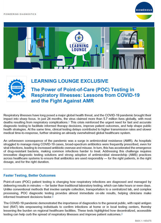The Power of Point-of-Care (POC) Testing in Respiratory Illnesses ...