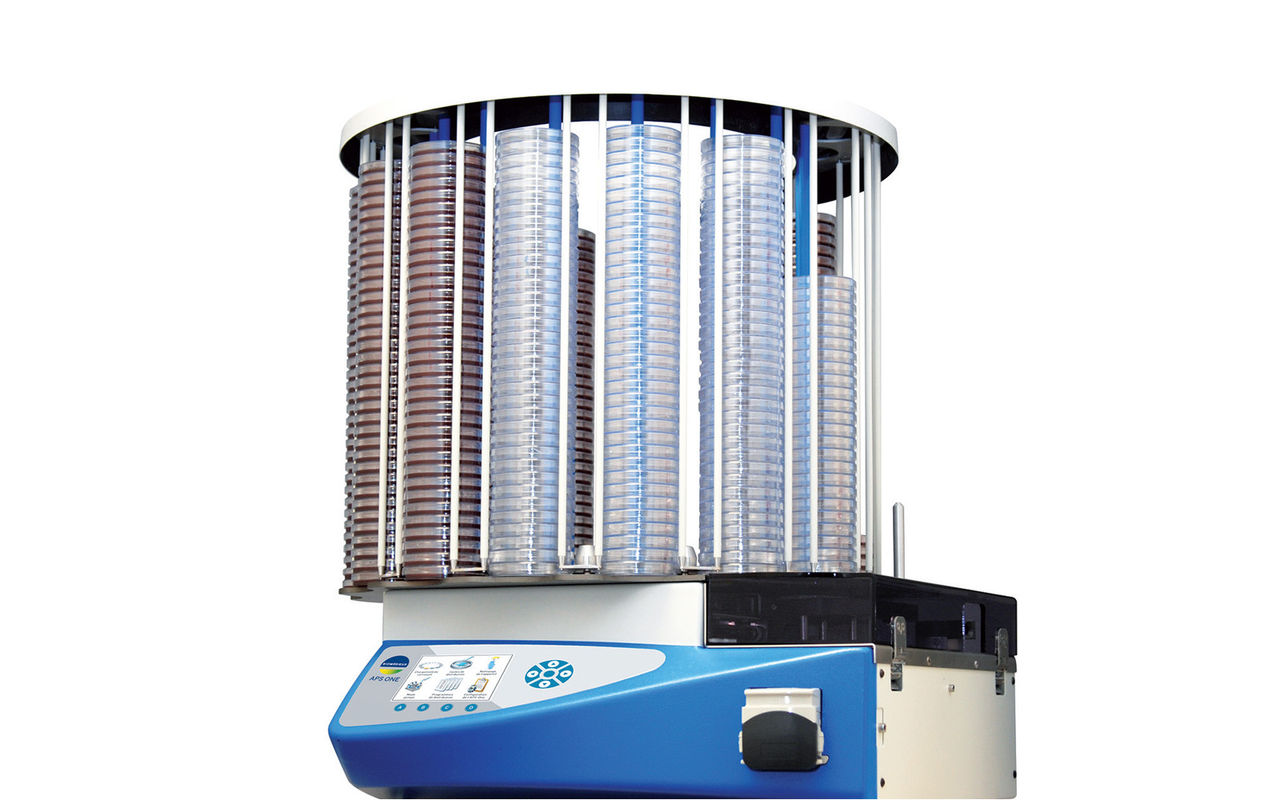 APS ONE Automated Culture Media Plate Pouring System | Pioneering Diagnostics